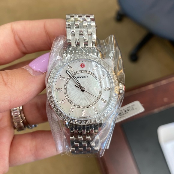 Michele | Accessories | Michele Sidney Diamond Watch | Poshmark